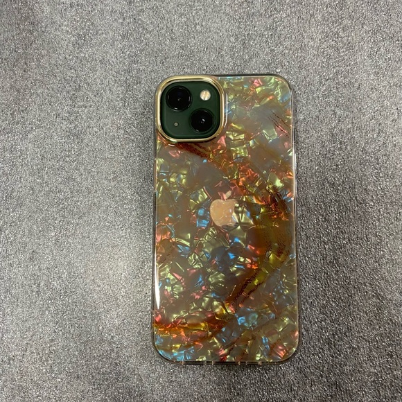 Cell Phones & Accessories | New Iphone 13 Iridescent Peachy Gold Marble Phone Case | Poshmark